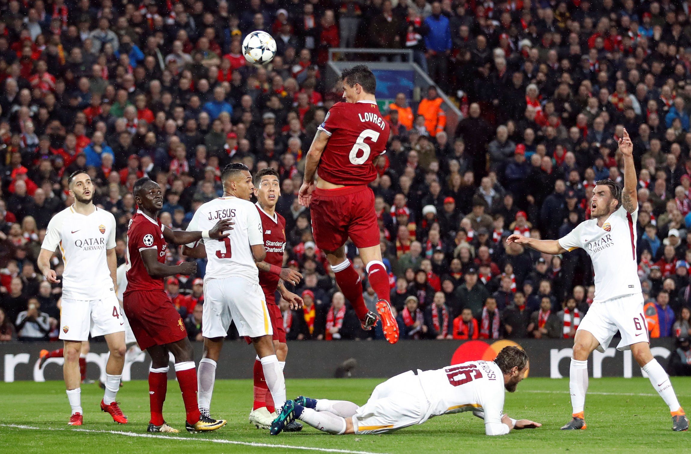 Liverpool fans blast Lovren performance in Roma clash