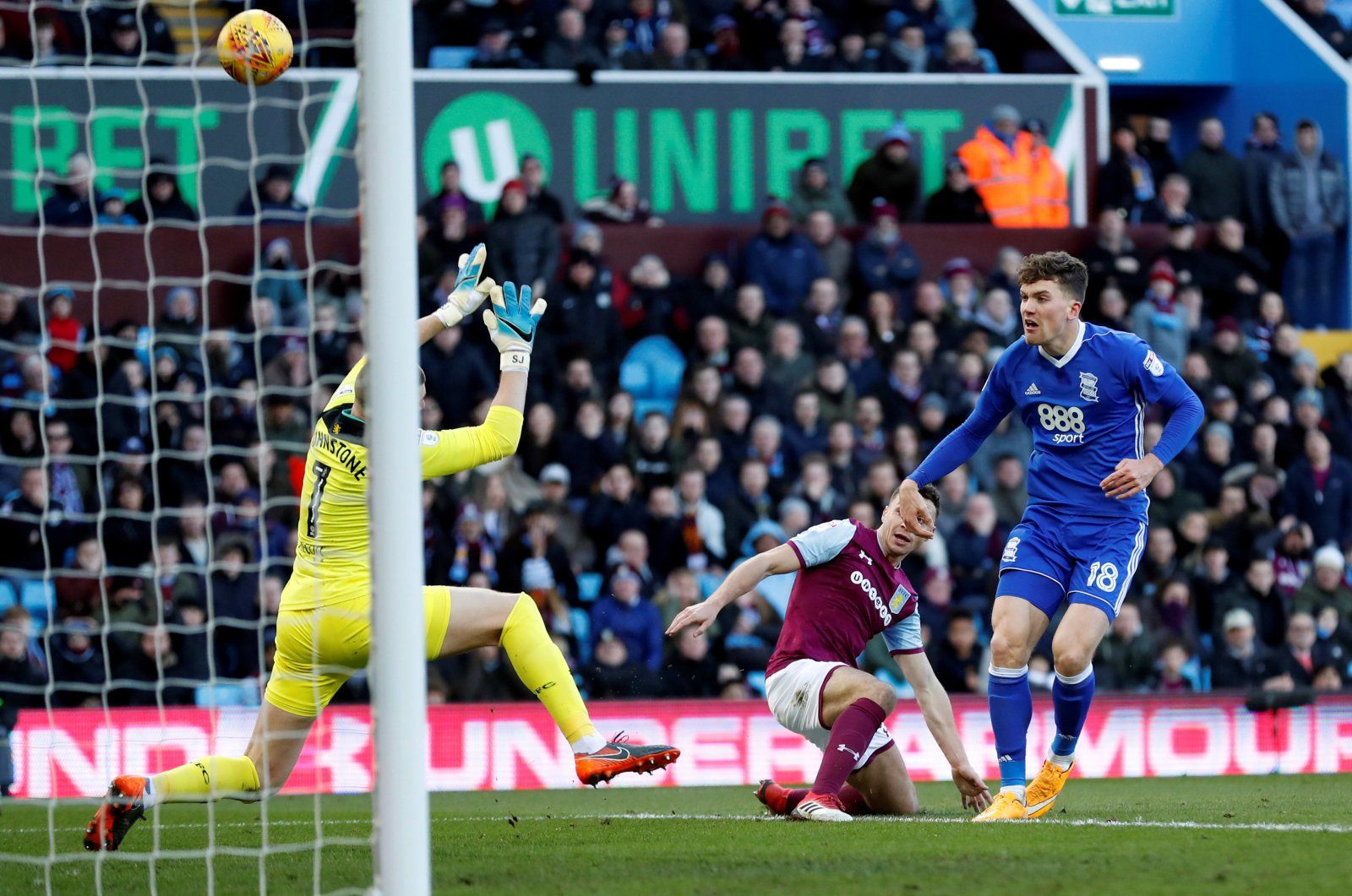 Hijack: Sam Gallagher may be the last good option available to Leeds