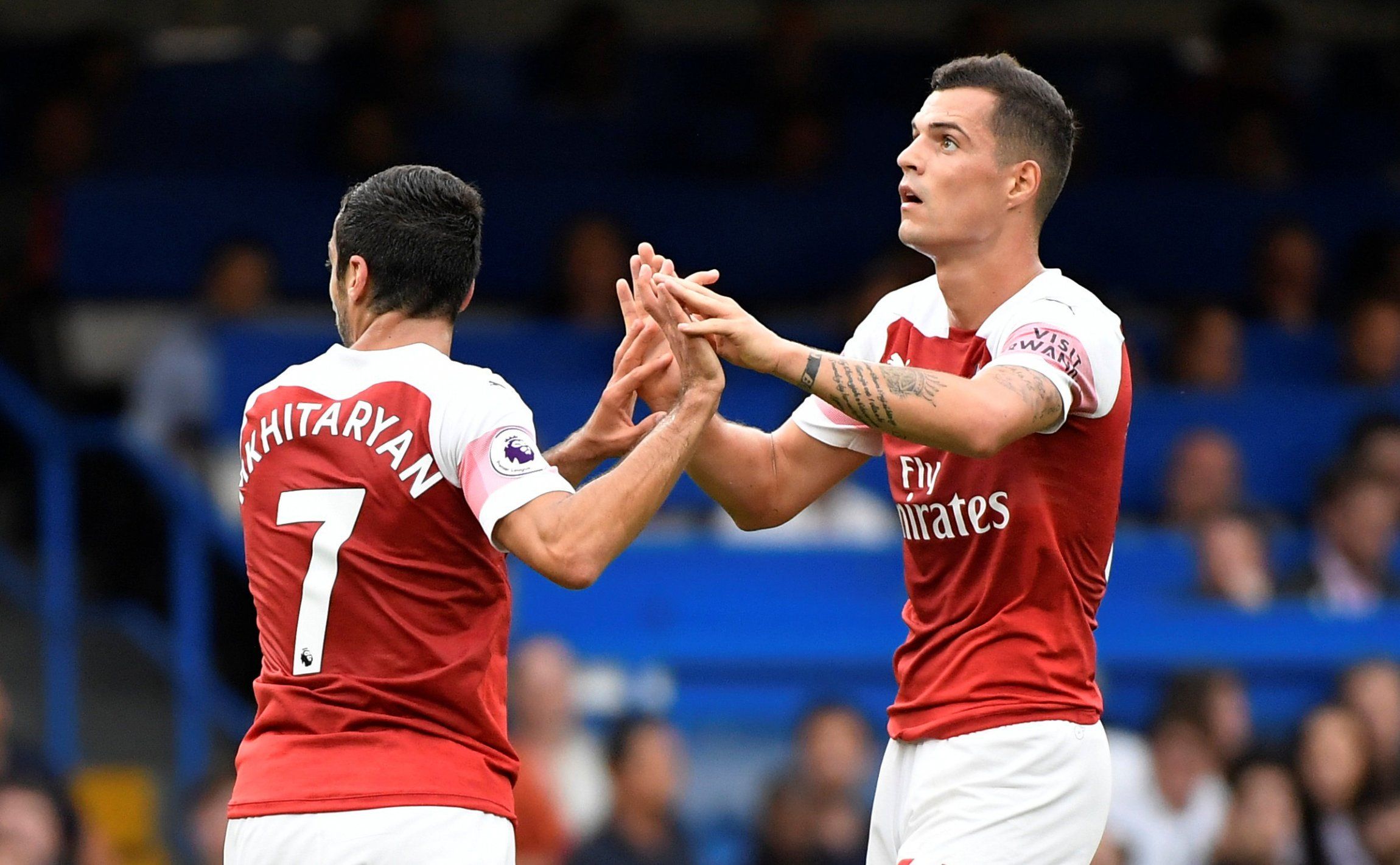 Arsenal fans react to Granit Xhaka's superb free-kick