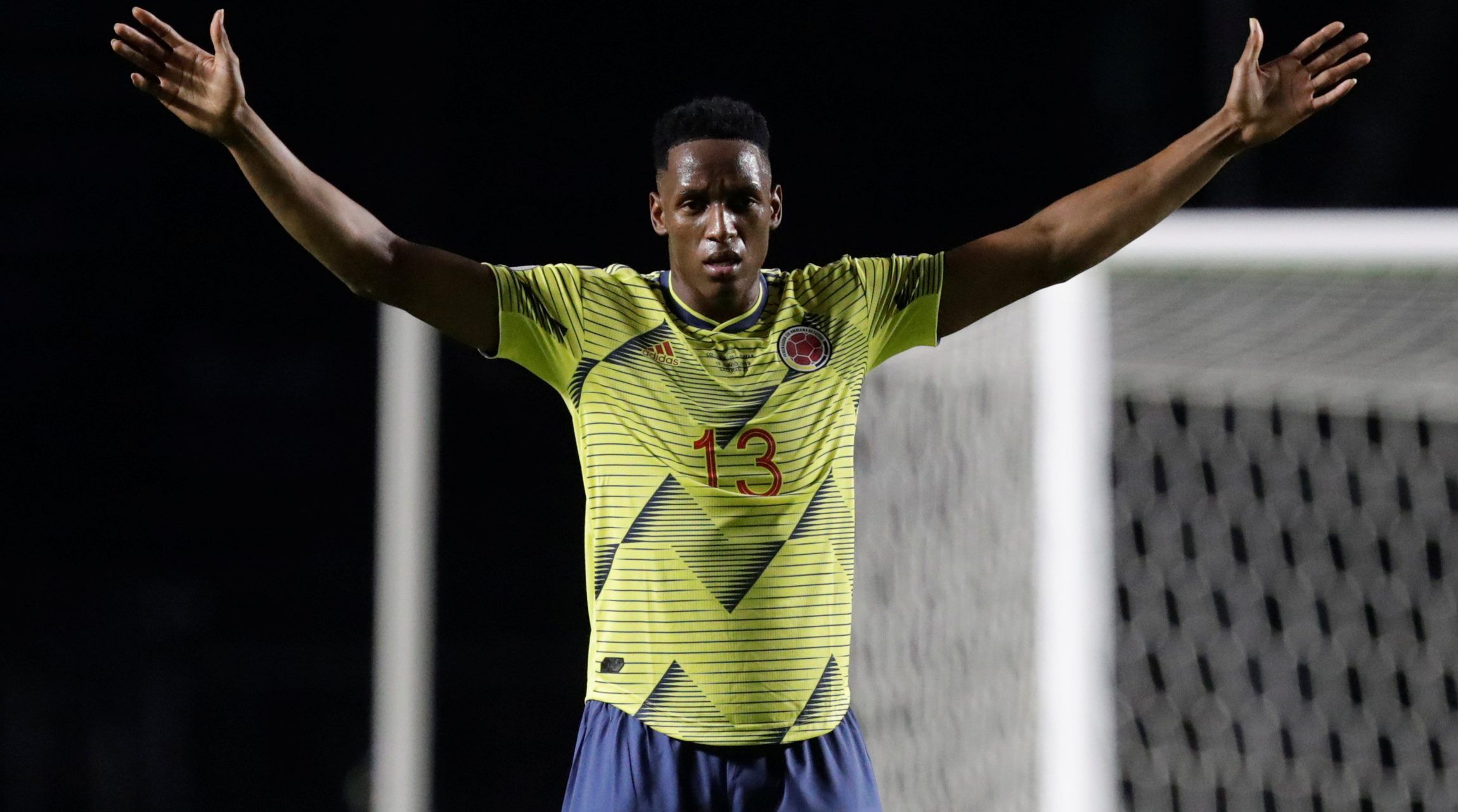 Yerry Mina looked back to his best for Colombia against Qatar in the ...