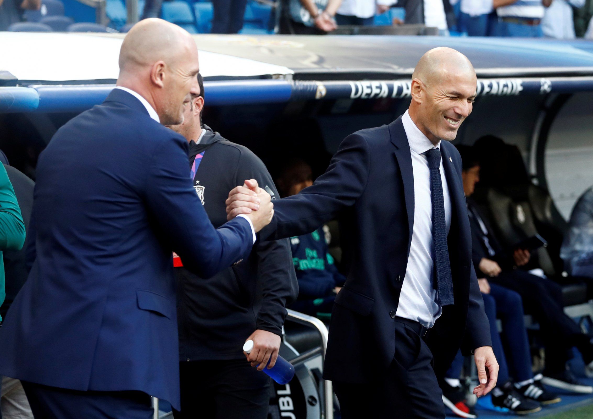 Real Madrid's Zinedine Zidane names one positive from Brugge game