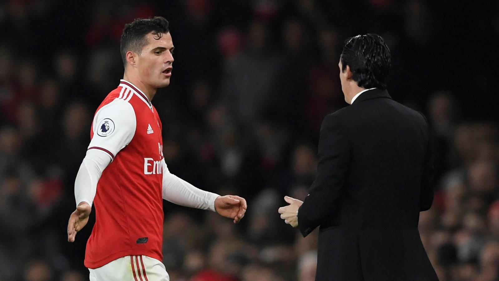 Arsenal fans defend Granit Xhaka after bizarre incident