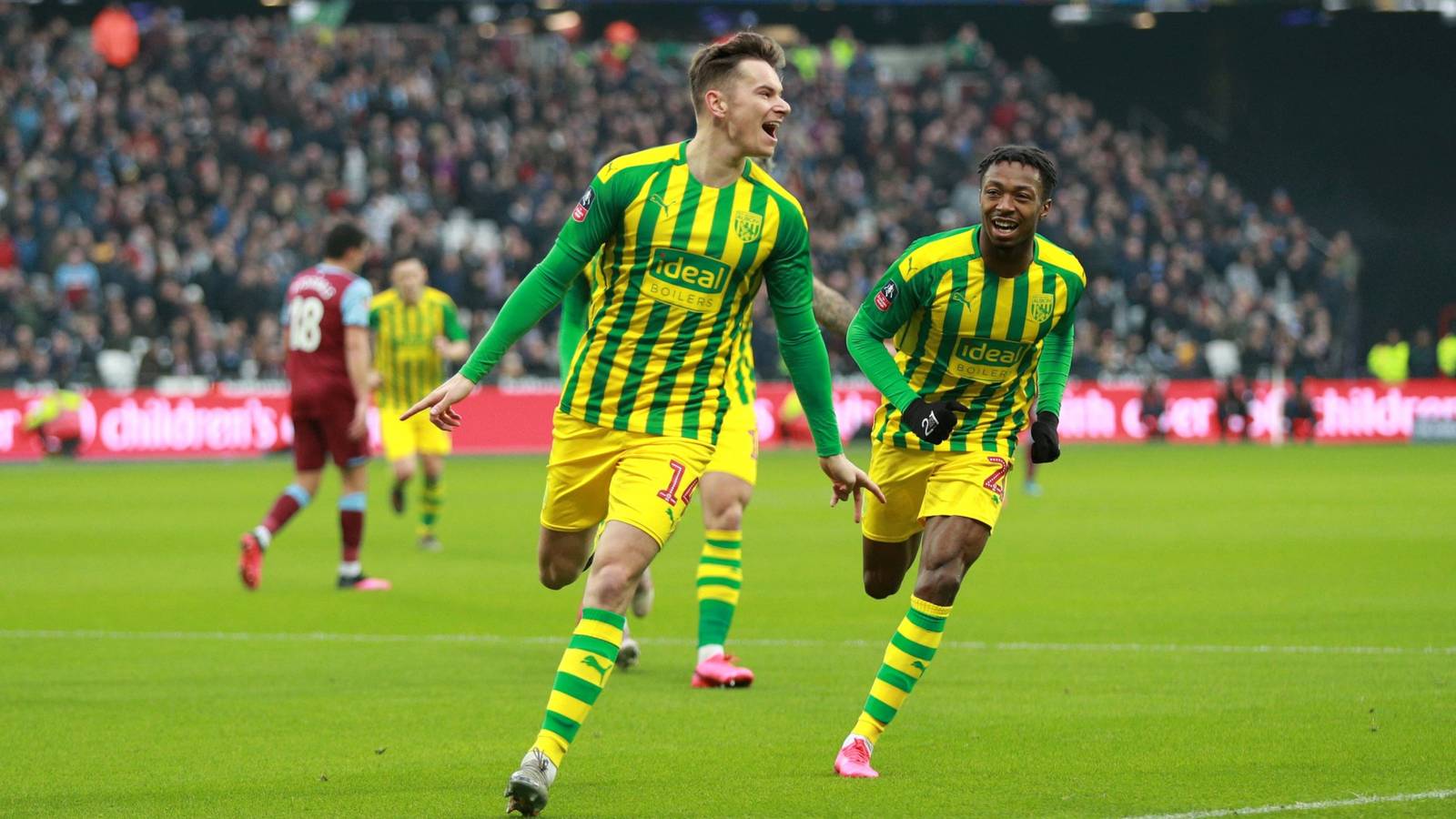 West Brom's Conor Townsend continues to revel in Kieran Gibbs absence