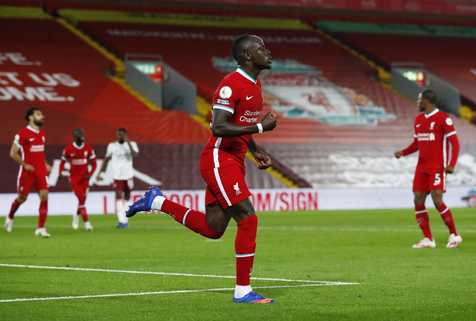 Liverpool: Fans delighted that Sadio Mane is back in full training ...