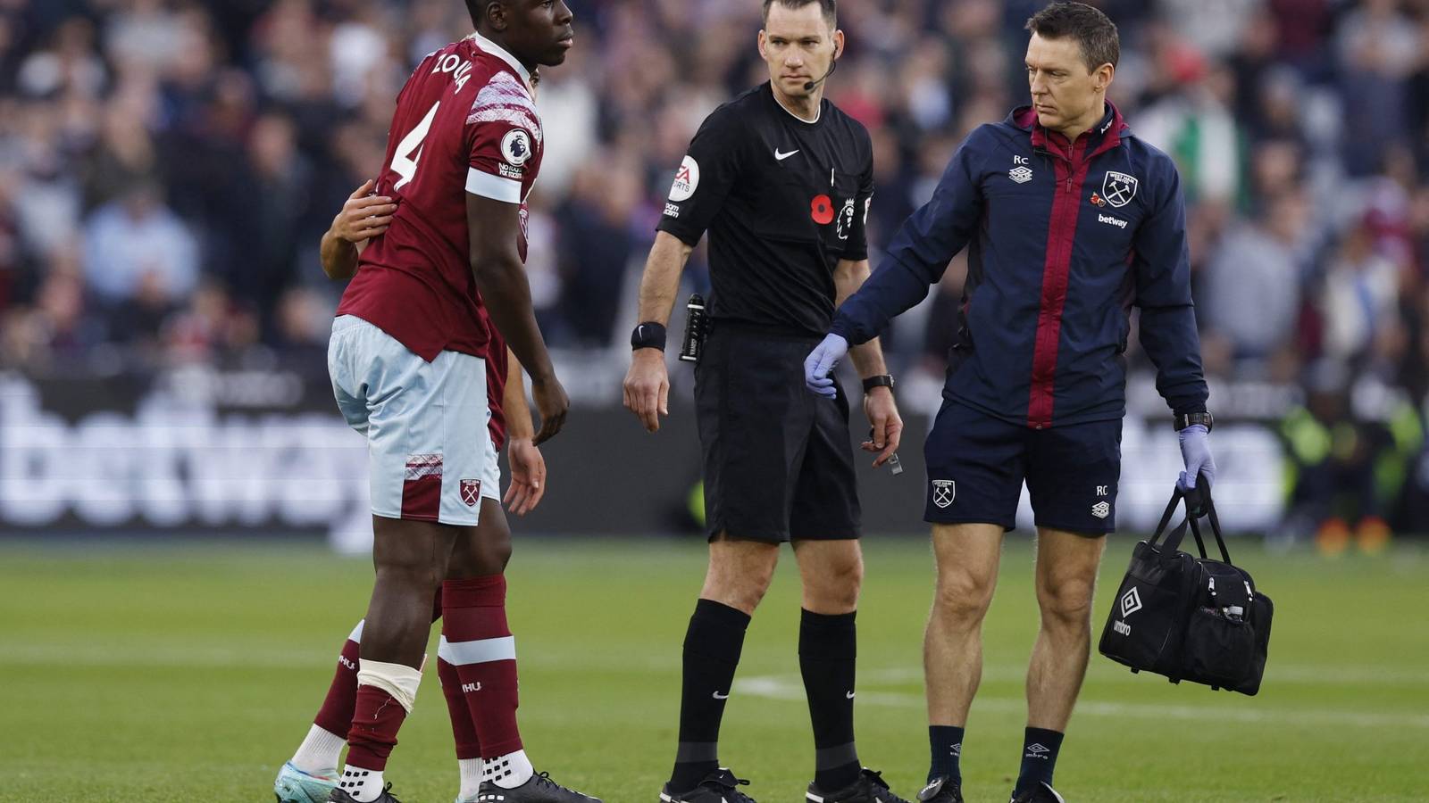 Kurt Zouma injury issue at West Ham remains unclear