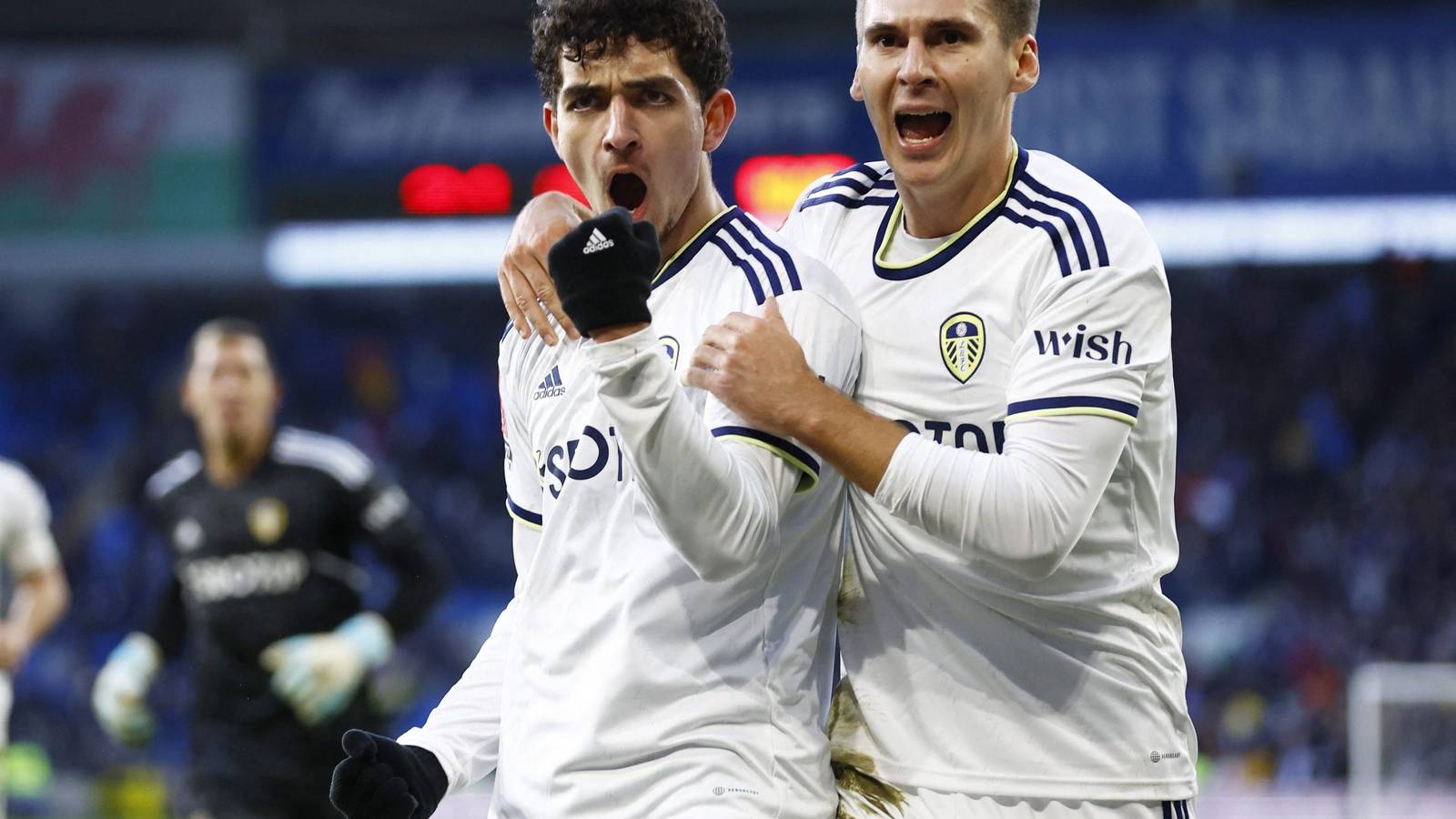 Reaction as Max Wober avoid bad injury