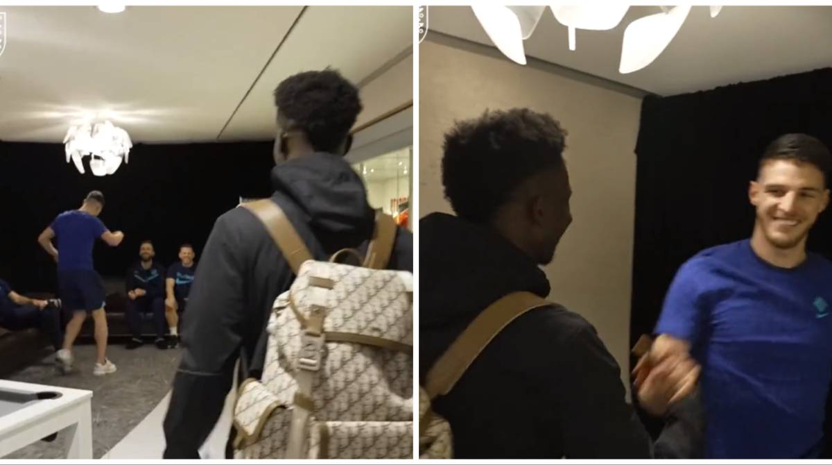 Arsenal star Bukayo Saka mocked by Declan Rice for Kim Kardashian call