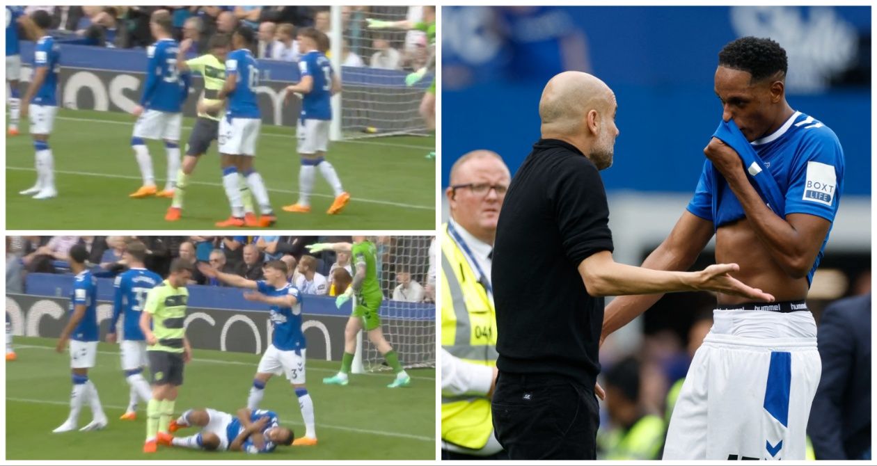 VAR Misses Possible Red Card In Man City Win Over Everton