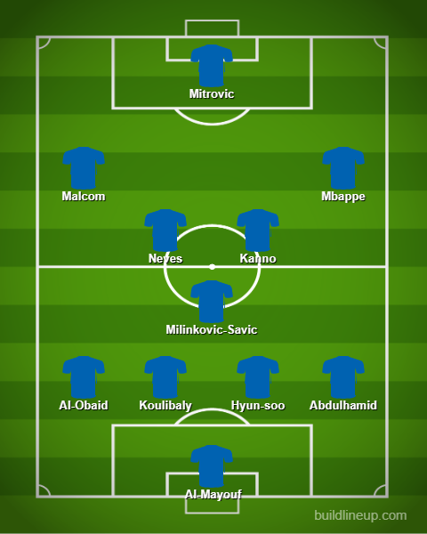 How Al-Hilal Could Line-Up After £596m Kylian Mbappe Bid