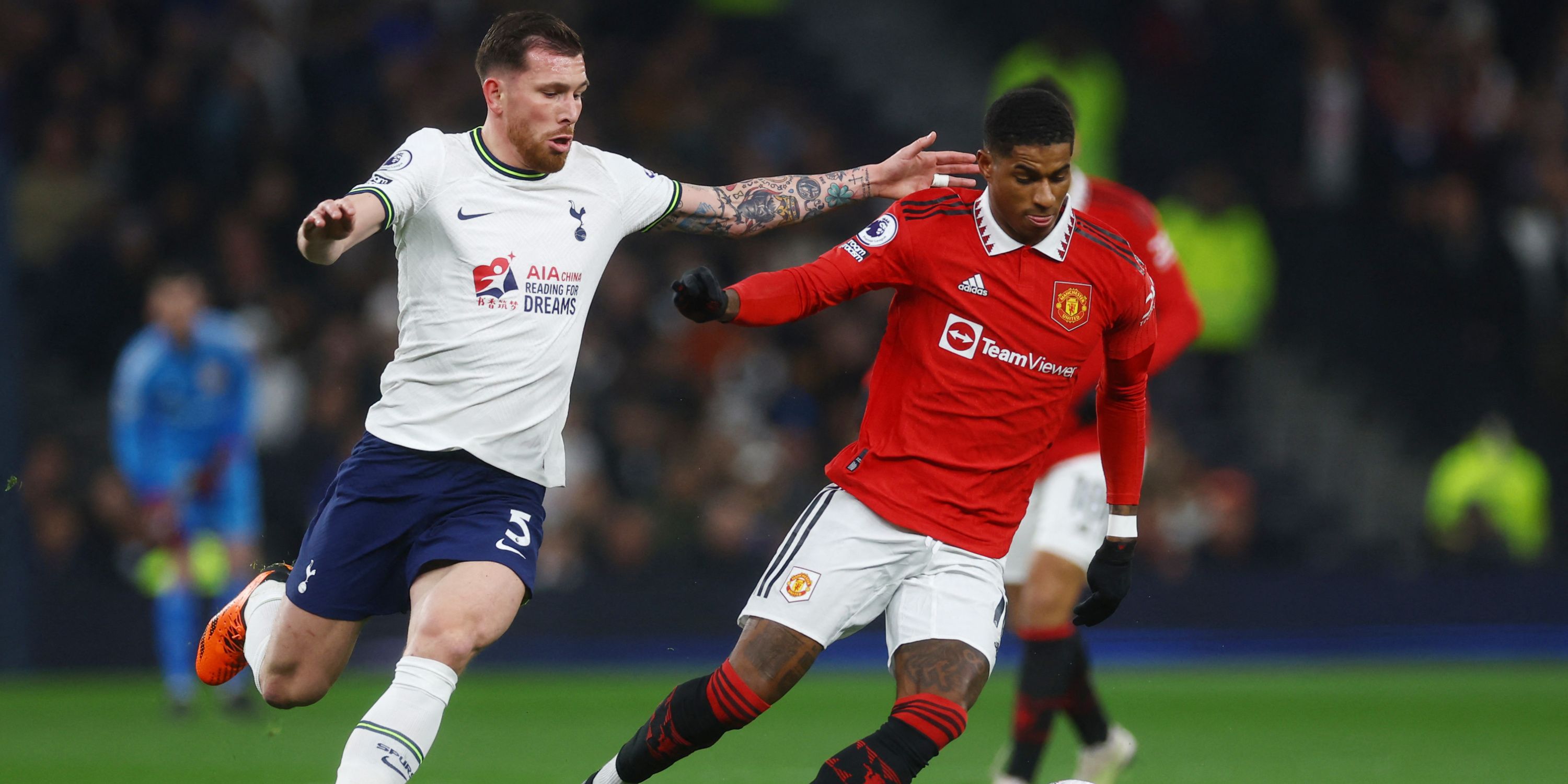 Marcus Rashford goal record vs Tottenham