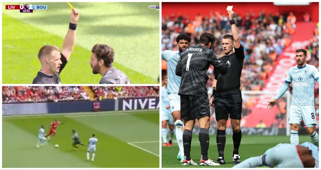 Alisson Lucky To Avoid Red Card In Liverpool Vs Bournemouth