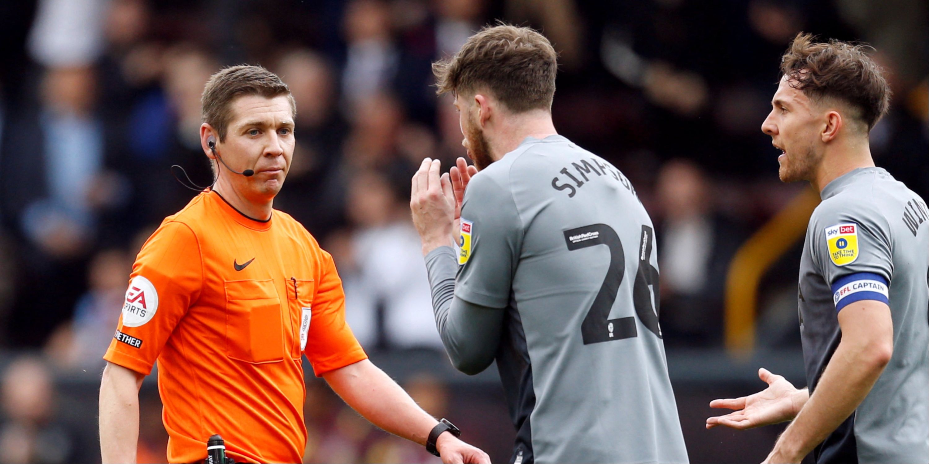 Championship referee & match officials appointments for matchday 45