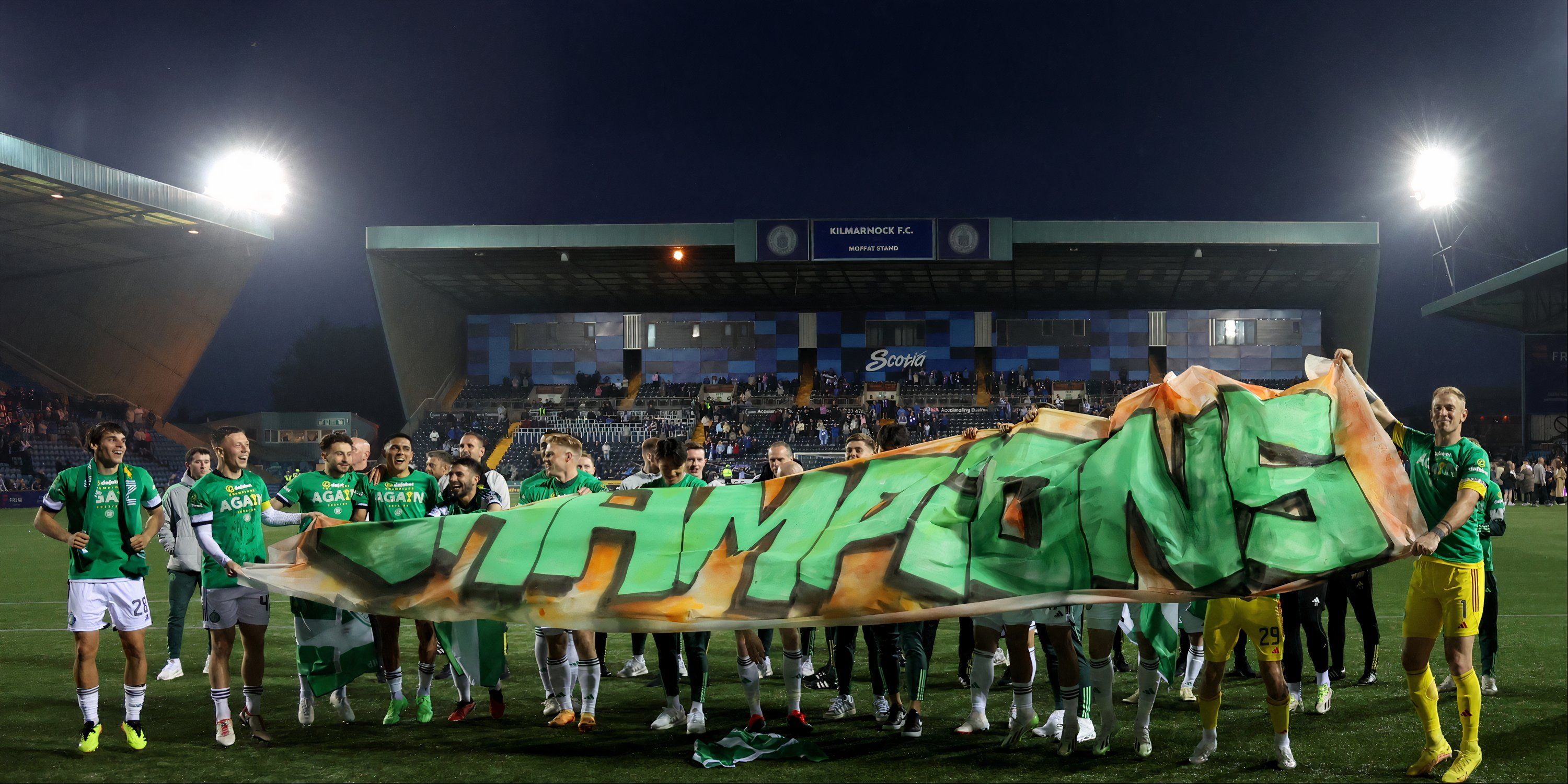 Alongside O'Riley: 9/10 star just helped secure the title for Celtic