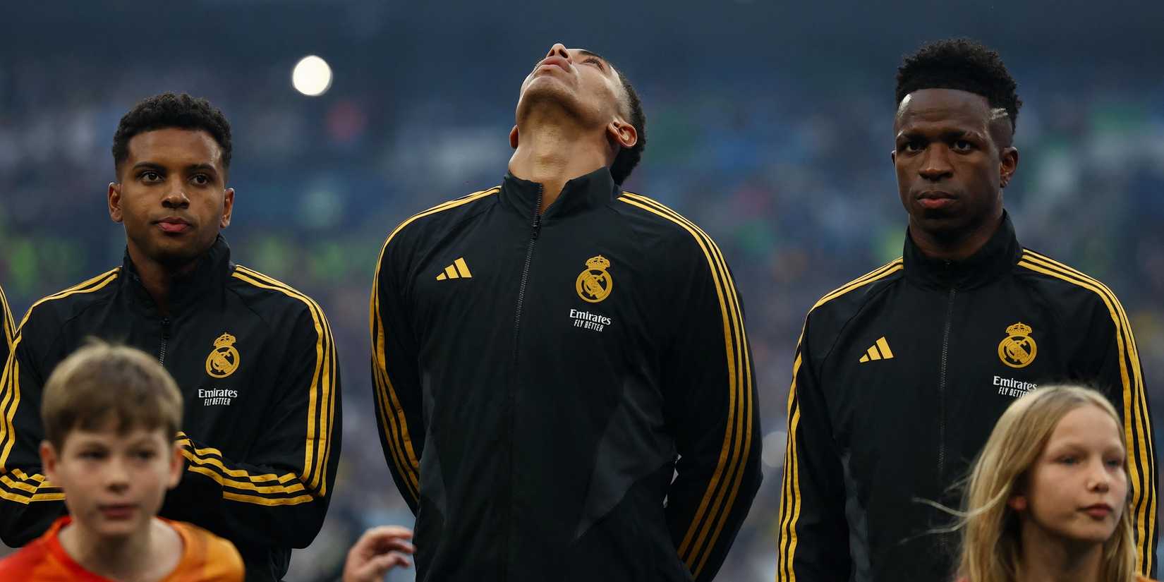 The UEFA Champions League anthem, with song lyrics