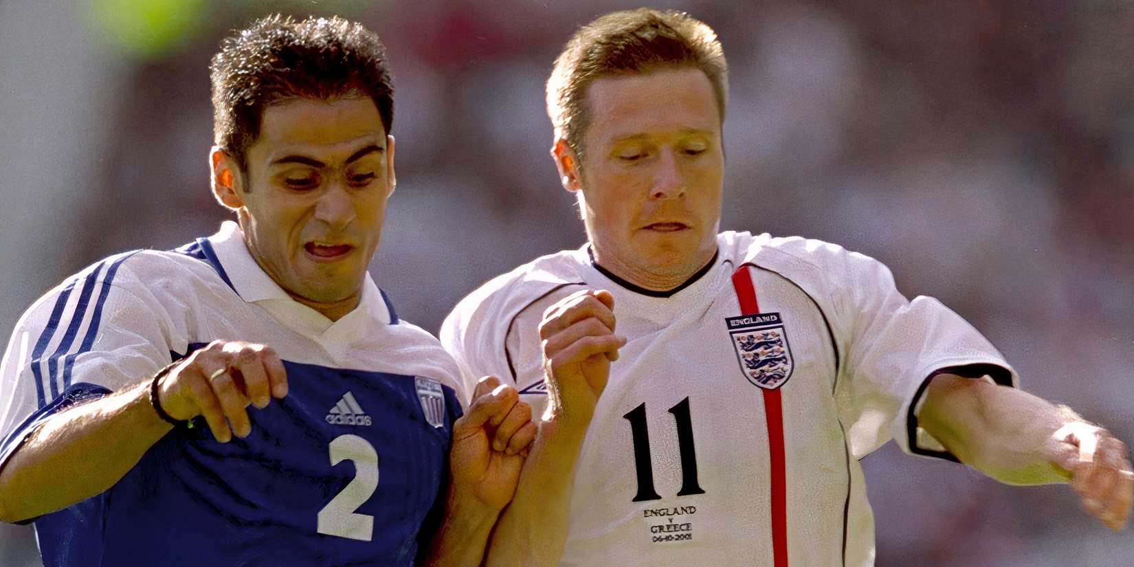 England v Greece: The team that drew 2-2 at Old Trafford in 2001