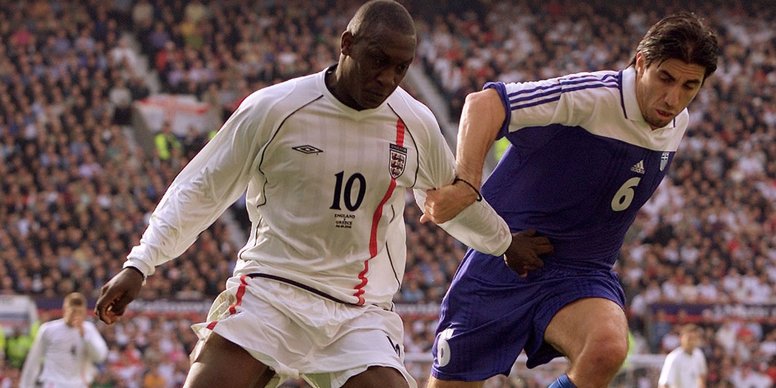 England v Greece: The team that drew 2-2 at Old Trafford in 2001