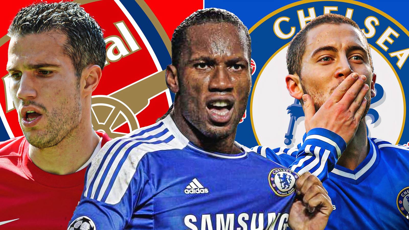 Chelsea v Arsenal: Top 7 goalscorers in Premier League matches