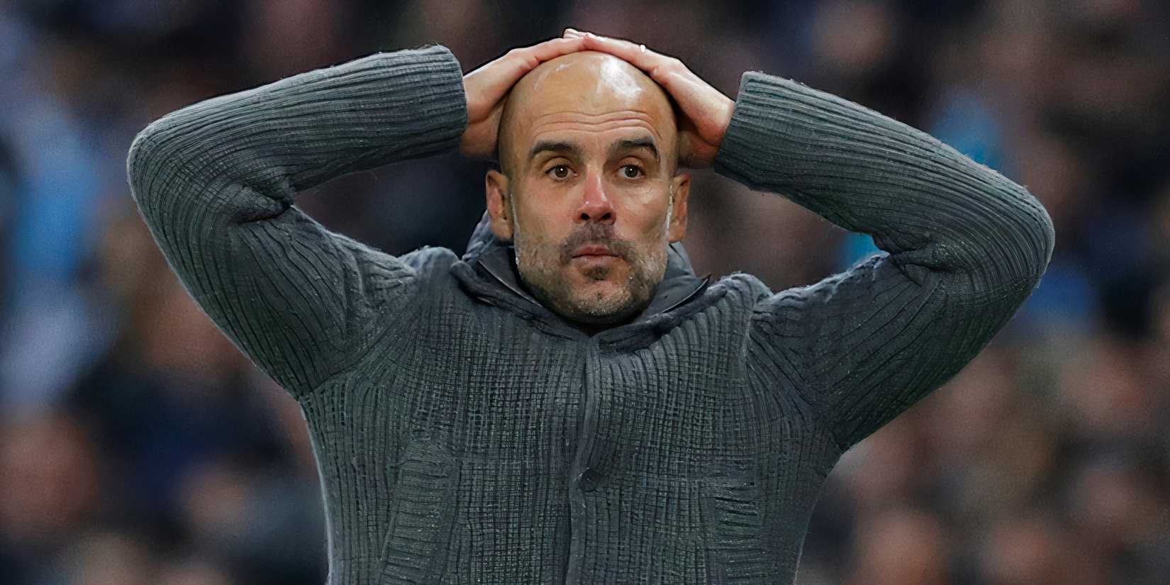 The 11 teams Pep Guardiola has the worst head-to-head records against