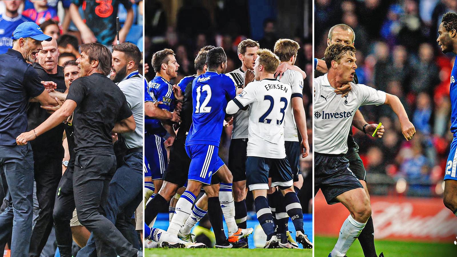 Tuchel & Conte fight, Ange chaos: The 10 greatest Spurs v Chelsea matches