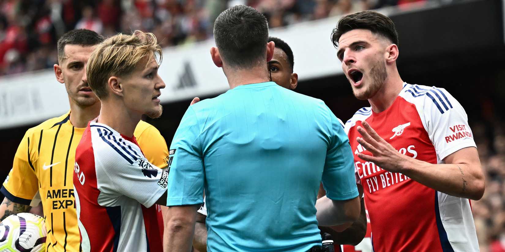 Rice, Trossard, De Ligt: The 11 worst referee decisions in the PL this year