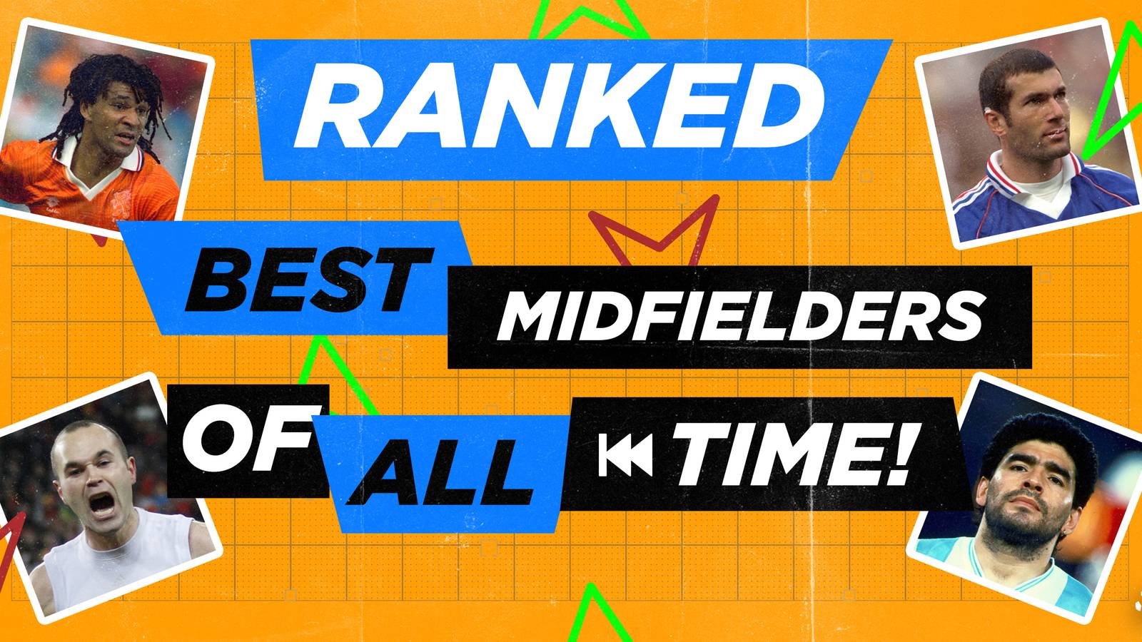 The Greatest 20 Midfielders in Football History