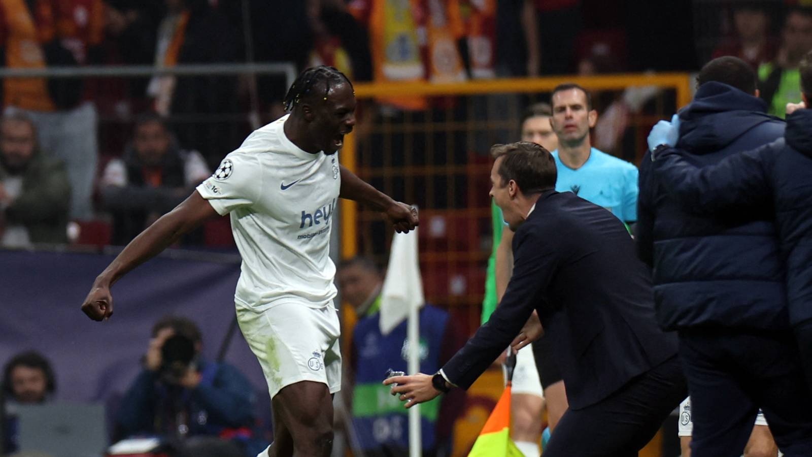 Everton scouts spotted tracking Promise David as Friedkin join £17m race